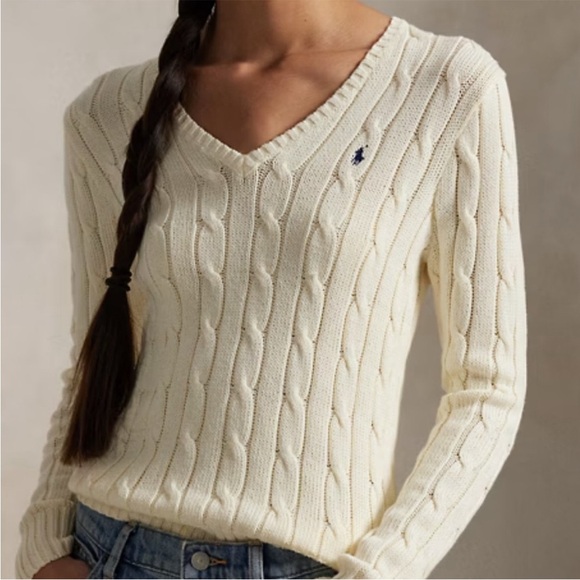 Polo Ralph Lauren | Sweaters | Polo Ralph Lauren Womens Sweater Camel Size M Cable Knit Wool ...